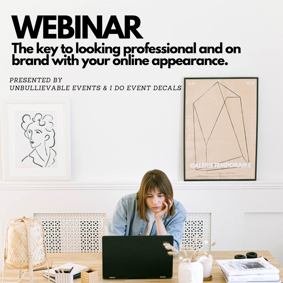 Webinar The KEY to looking professional and on brand with your online ...